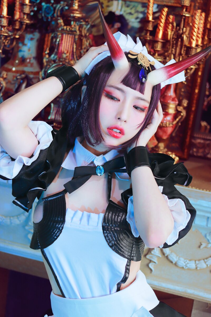 Cosplay 코스프레 유로롱 페그오 슈텐도지 Maid 코스프레 Vortex Gaming