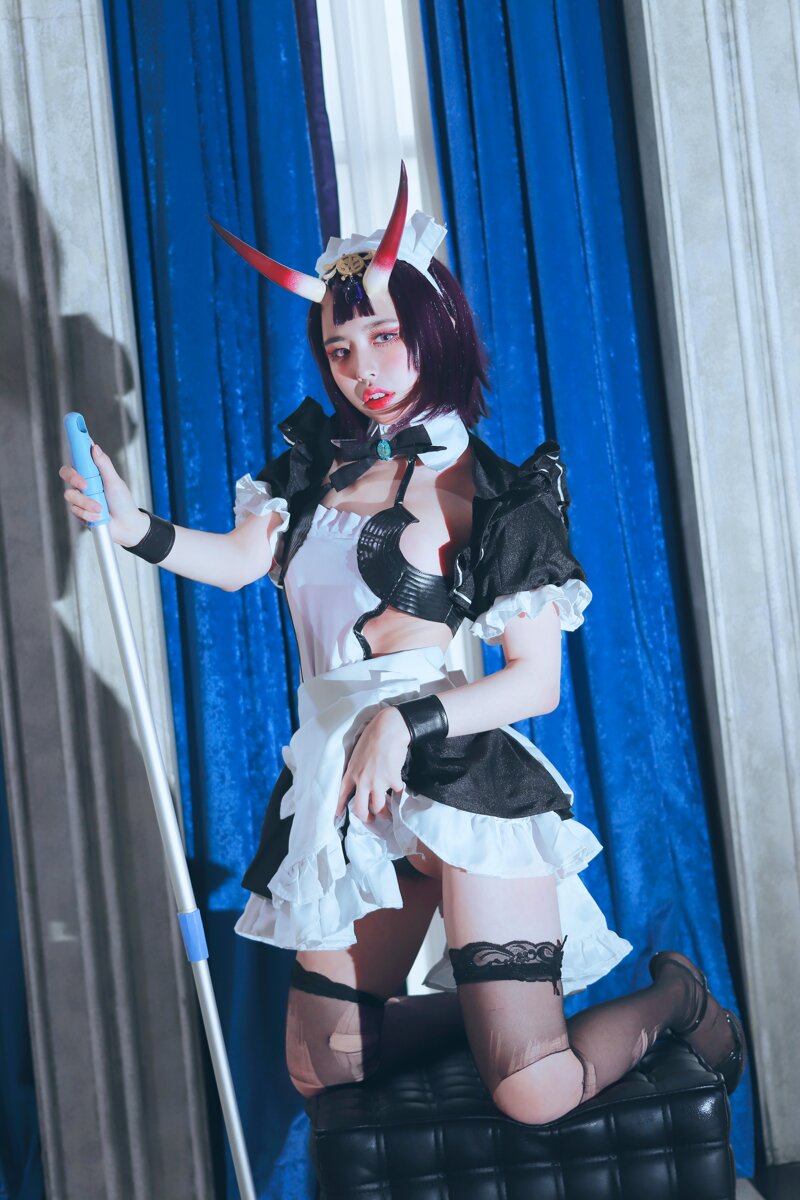 Cosplay 코스프레 유로롱 페그오 슈텐도지 Maid 코스프레 Vortex Gaming