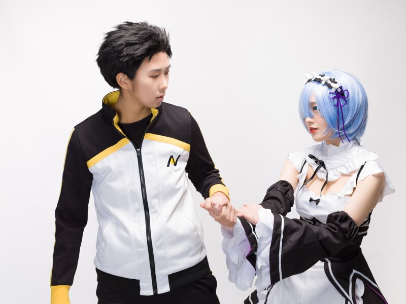 Cosplay 코스프레 와일드폭스 Re 제로부터 시작하는 이세계 생활 렘and스바루 Vortex Gaming