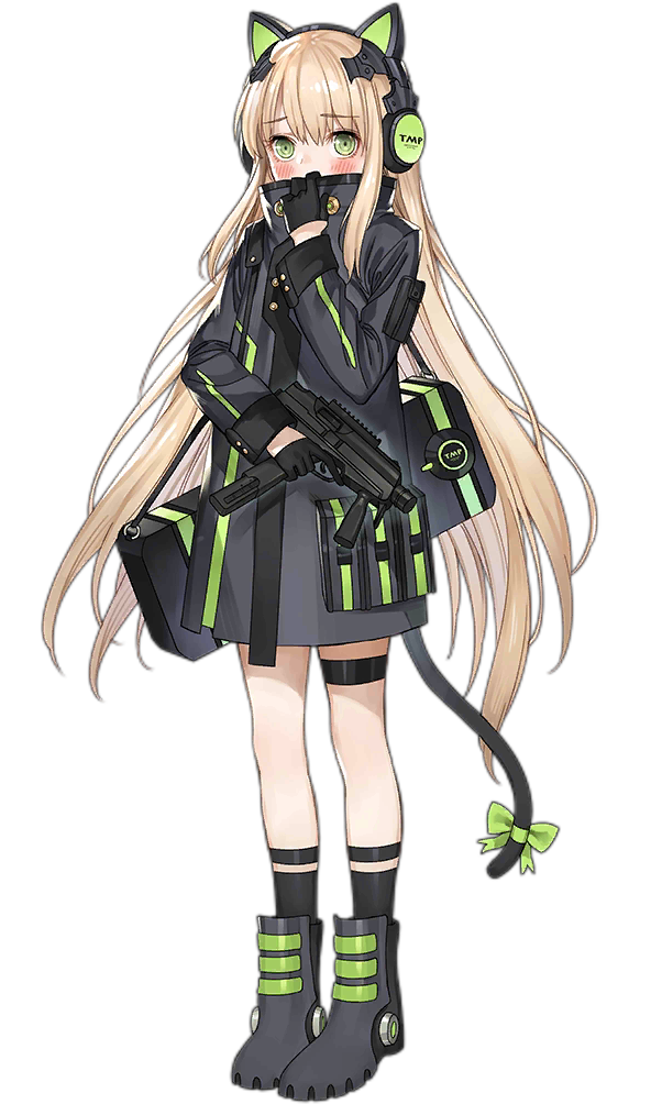 Cosplay 코스프레 유로롱 소녀전선 Tmp틈냥이 Vortex Gaming