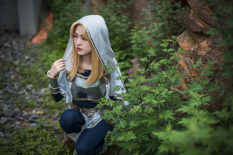 하은 리그오브레전드 시네마틱 럭스 코스프레 볼텍스 게이밍