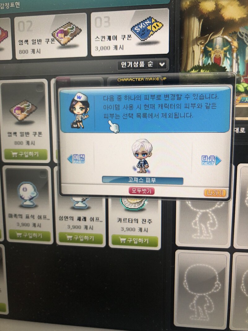 메이플스토리 인벤 스커 코디 골라줘여 메이플스토리 인벤 자유게시판 구