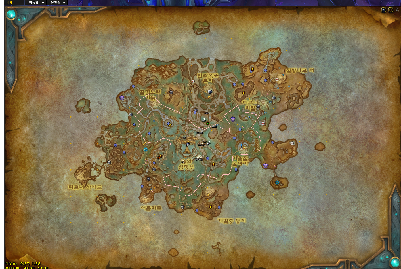 월드 오브 워크래프트 인벤 : ELVUI 지도 관련 문의 - 와우 인벤 Tukui 포럼