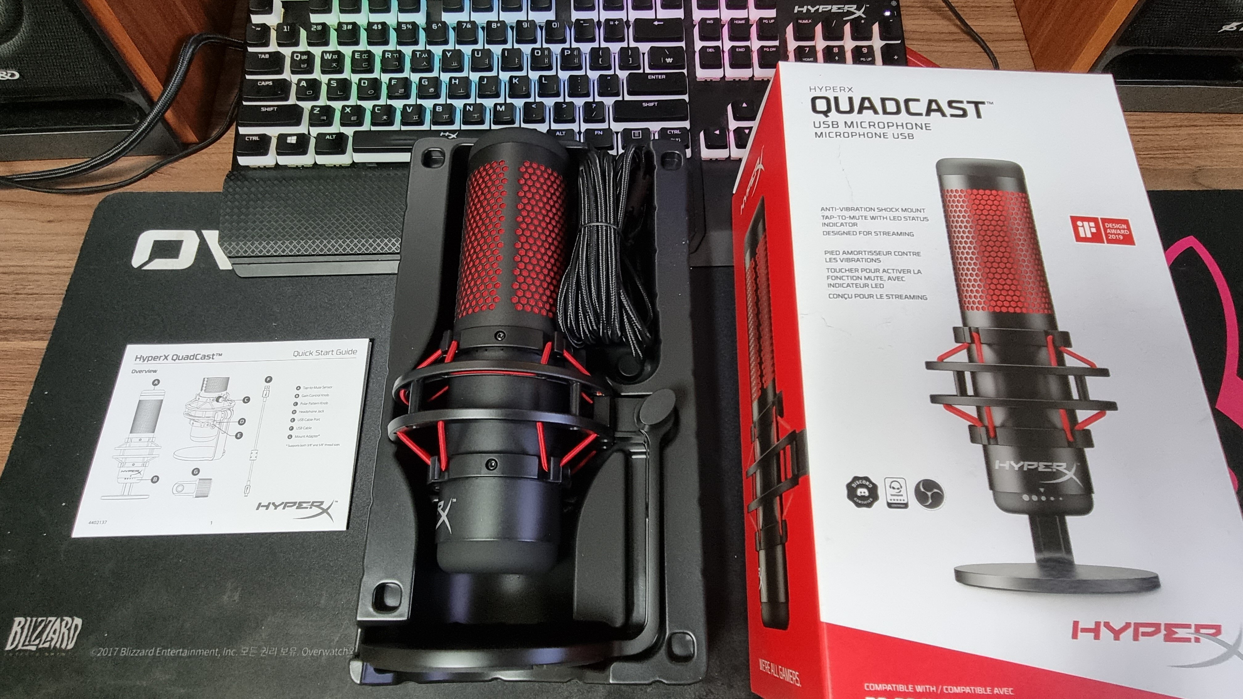 하이퍼X 인벤 : 인생 첫 언박싱이 HyperX Quadcast(하이퍼엑스 쿼드캐스트)? - HyperX 브랜드 리뷰