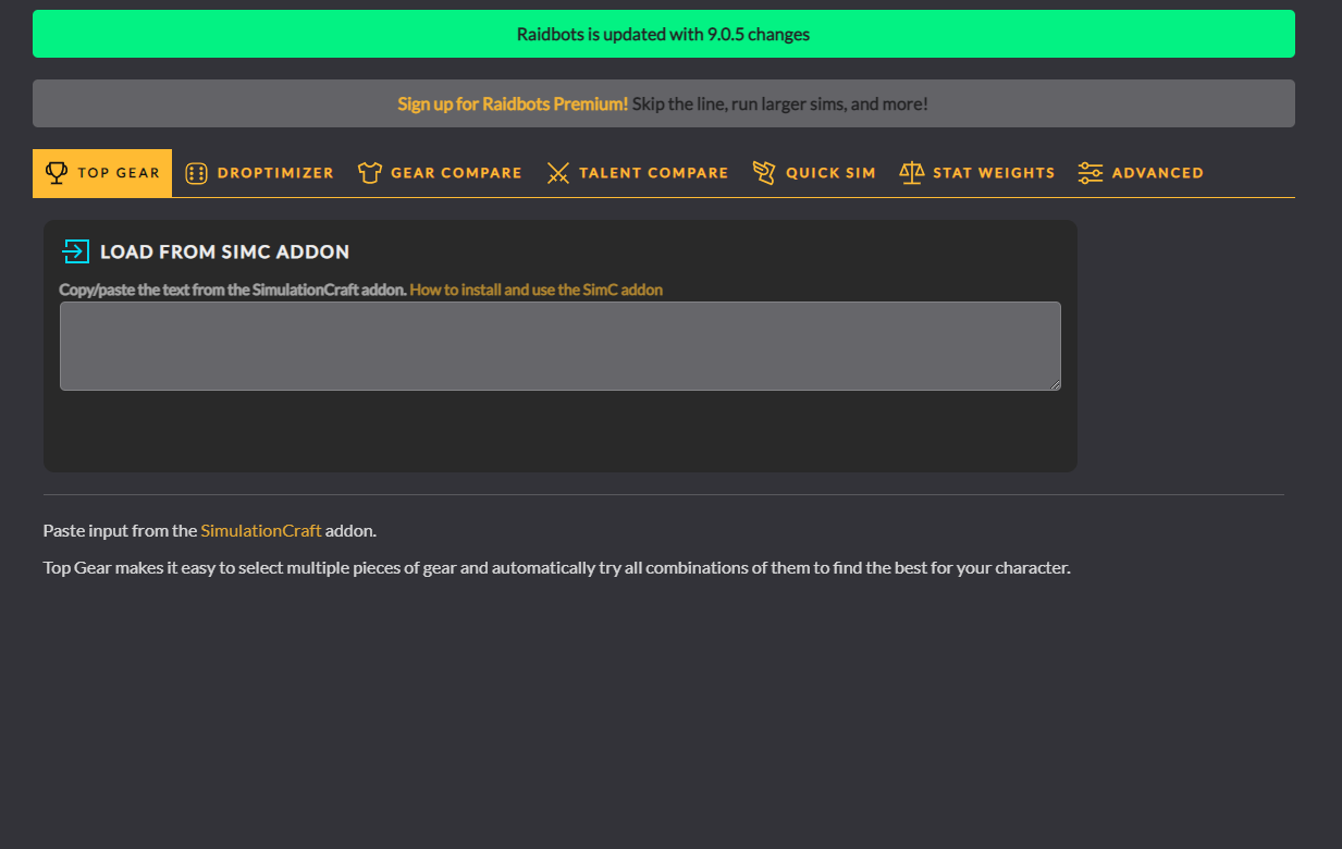 월드 오브 워크래프트 인벤 : Raidbots (심크) 없는 장비 비교 - 와우 인벤 확장팩 팁과노하우 게시판