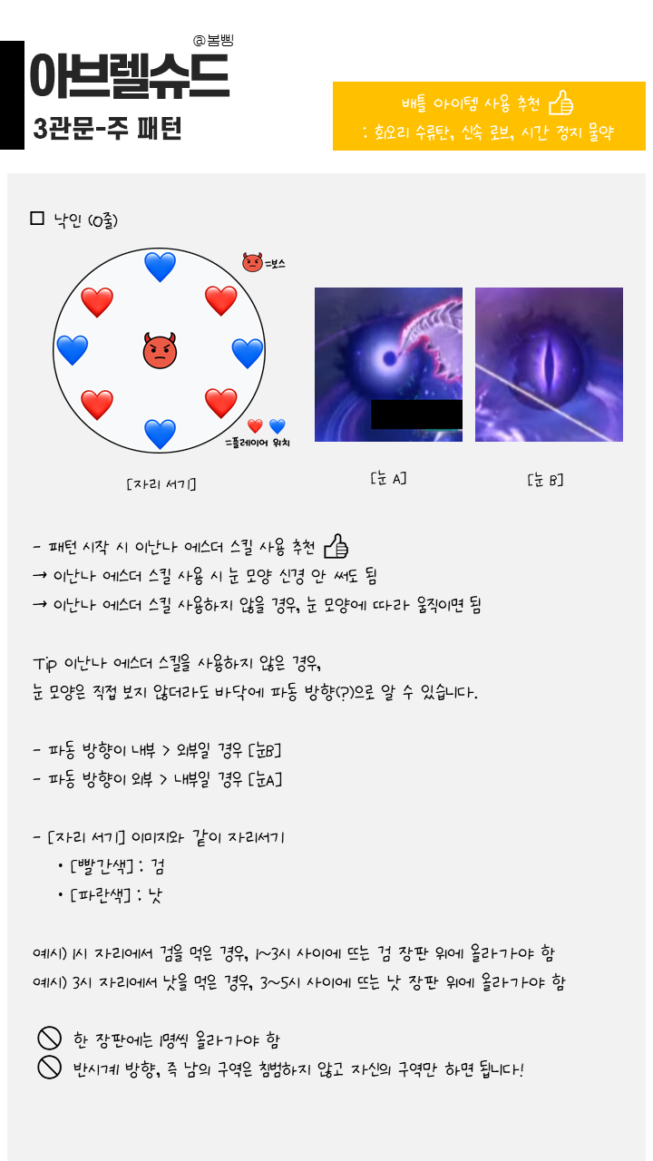 로스트아크 인벤 아브렐슈드 3관문 공략 일부 패턴 제외 210801 수정 로스트아크 인벤 팁과 노하우 게시판