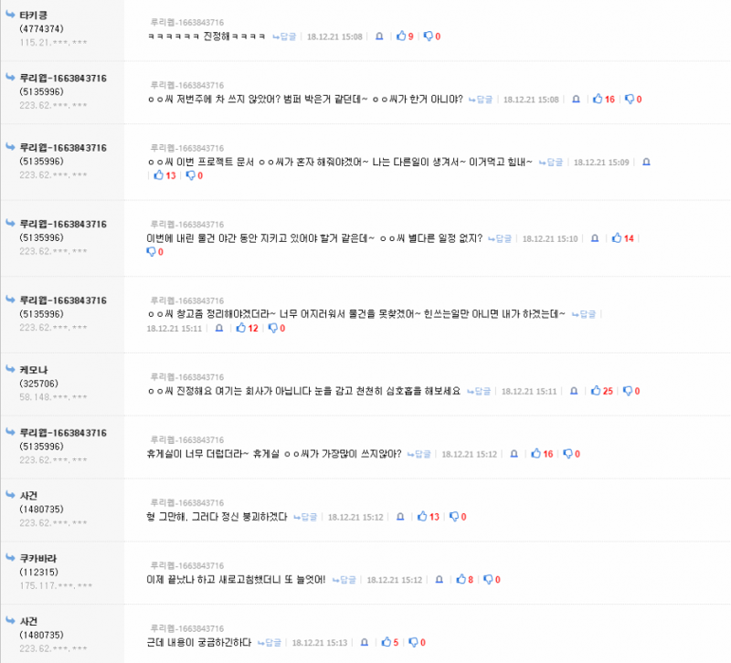 메이플스토리 인벤 여초직장 다니는 남자가 겪게되는 상황 메이플스토리 인벤 자유게시판 구