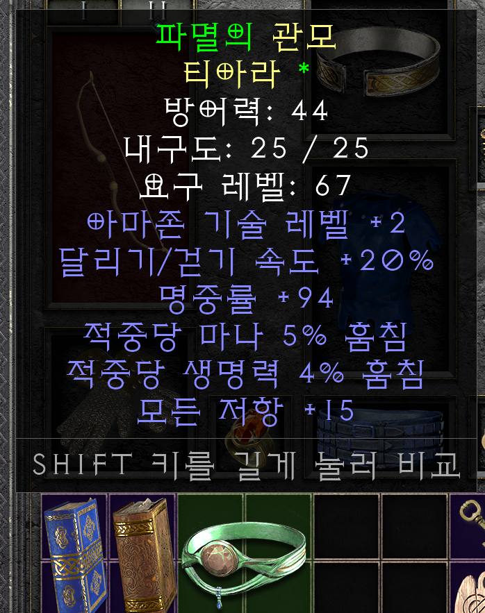아마존 뚜껑 감정 부탁 드립니다~ 디아블로2 득템and자랑 게시판 디아블로2 인벤