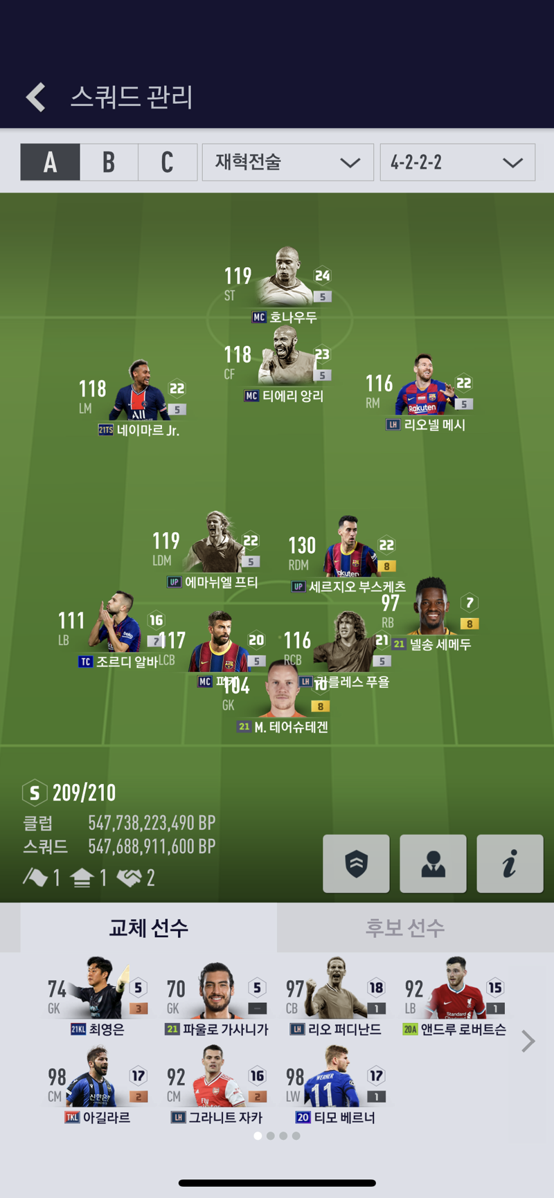 Fc 온라인 인벤 바르셀로나 스쿼드 평가좀요 Fc 온라인 인벤 팀전술 평가 상담 게시판
