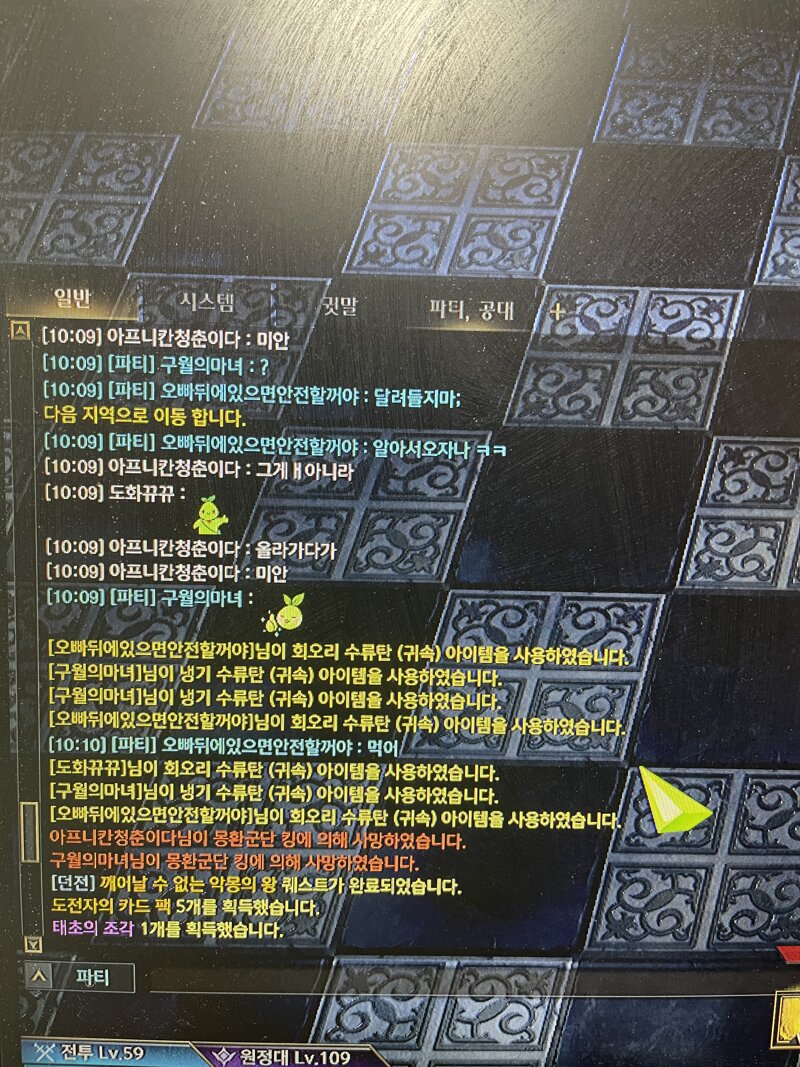 로스트아크 인벤 모코코는몸에좋다 길드 아프니칸청춘이다