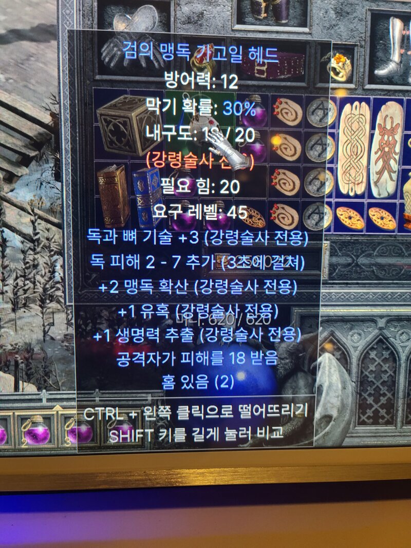 독네크방패 봐주세용~ 디아블로2 득템and자랑 게시판 디아블로2 인벤