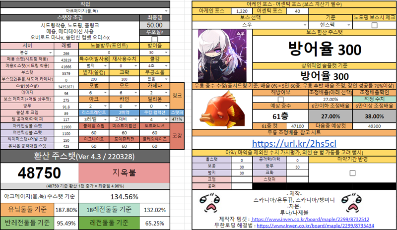 메이플스토리 인벤 검마 격수스펙질문입니다 메이플스토리 인벤 마법사 직업게시판