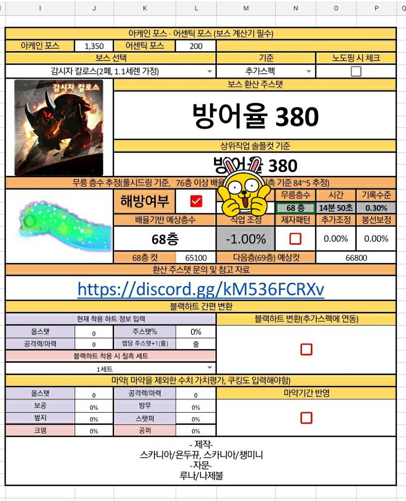 메이플스토리 인벤 제로무릉 계산기 조정배율 수정 관련 메이플스토리 인벤 전사 직업게시판