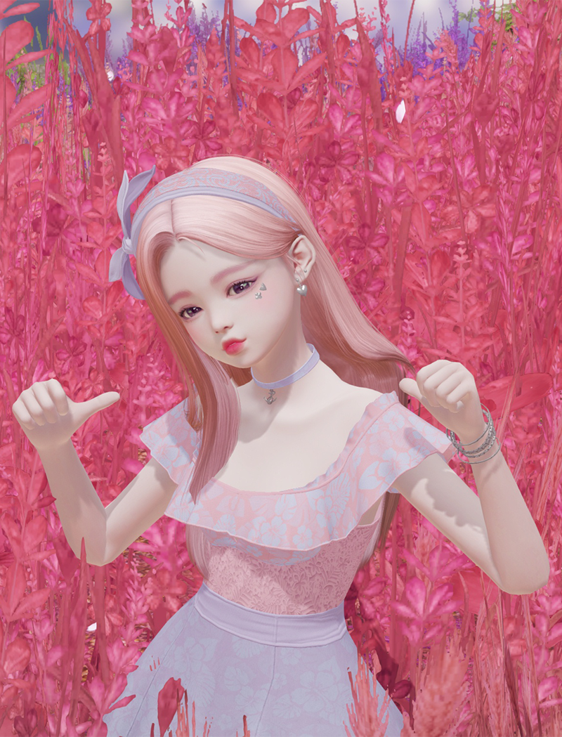 로스트아크 인벤 기상술사 오레하 비치웨어 상의아이라 비치웨어 머리 핑크라벤더 염색샷 로스트아크 인벤 스크린샷 갤러리