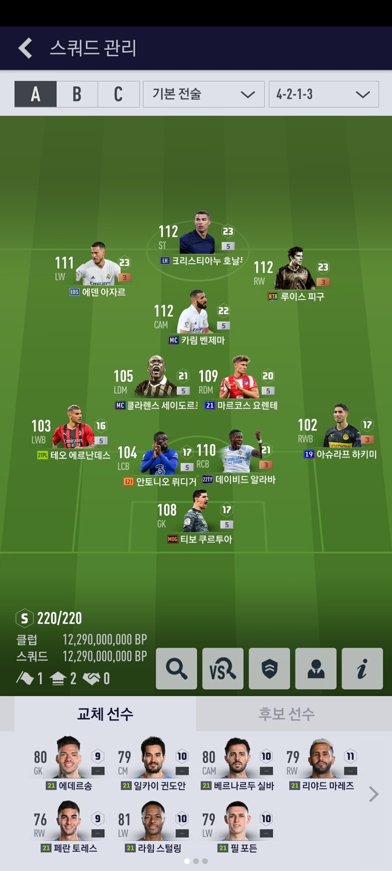 Fc 온라인 인벤 140억 레알 스쿼드 평가좀여 Fc 온라인 인벤 팀전술 평가 상담 게시판