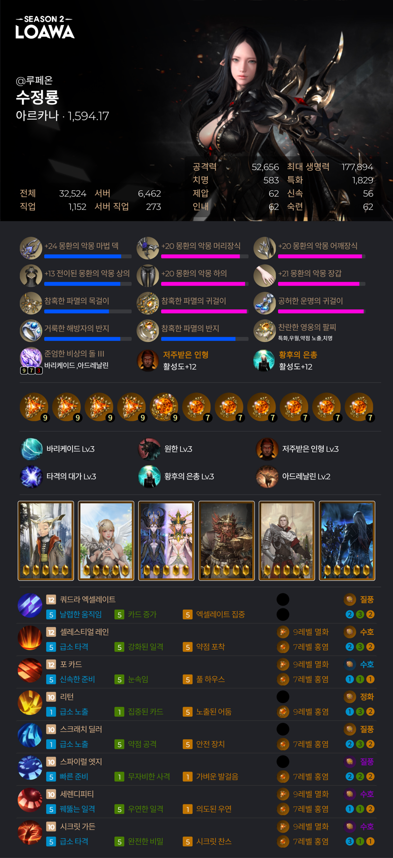 로스트아크 인벤 노말 클리어 로스트아크 인벤 아르카나 게시판