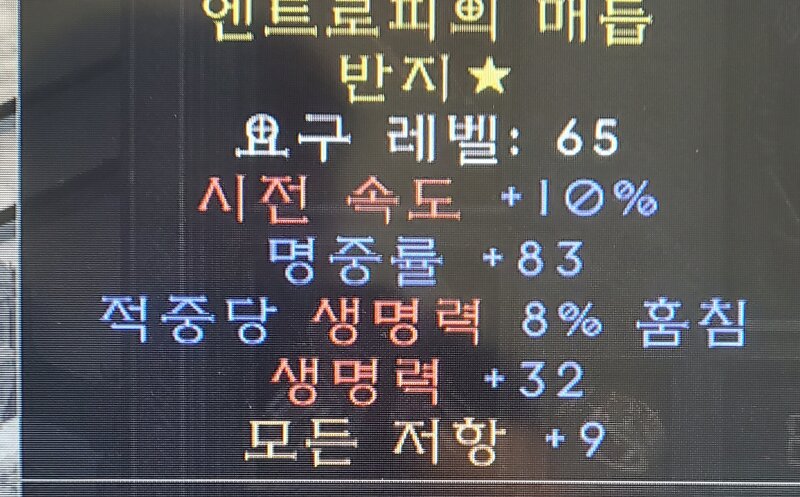 듀얼링 패캐링 쌍패부츠 감정해줘 디아블로2 득템and자랑 게시판 디아블로2 인벤