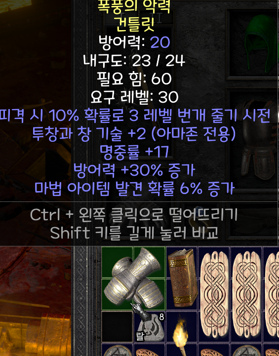 아마존 2스킬 투창 장갑 환인가요 디아블로2 자유 게시판 디아블로2 인벤