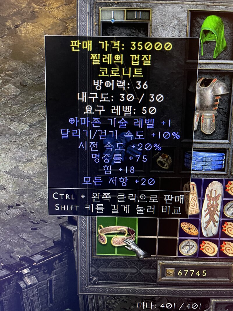 아마 뚜껑 어떤가요 옵이 좋네요 디아블로2 득템and자랑 게시판 디아블로2 인벤