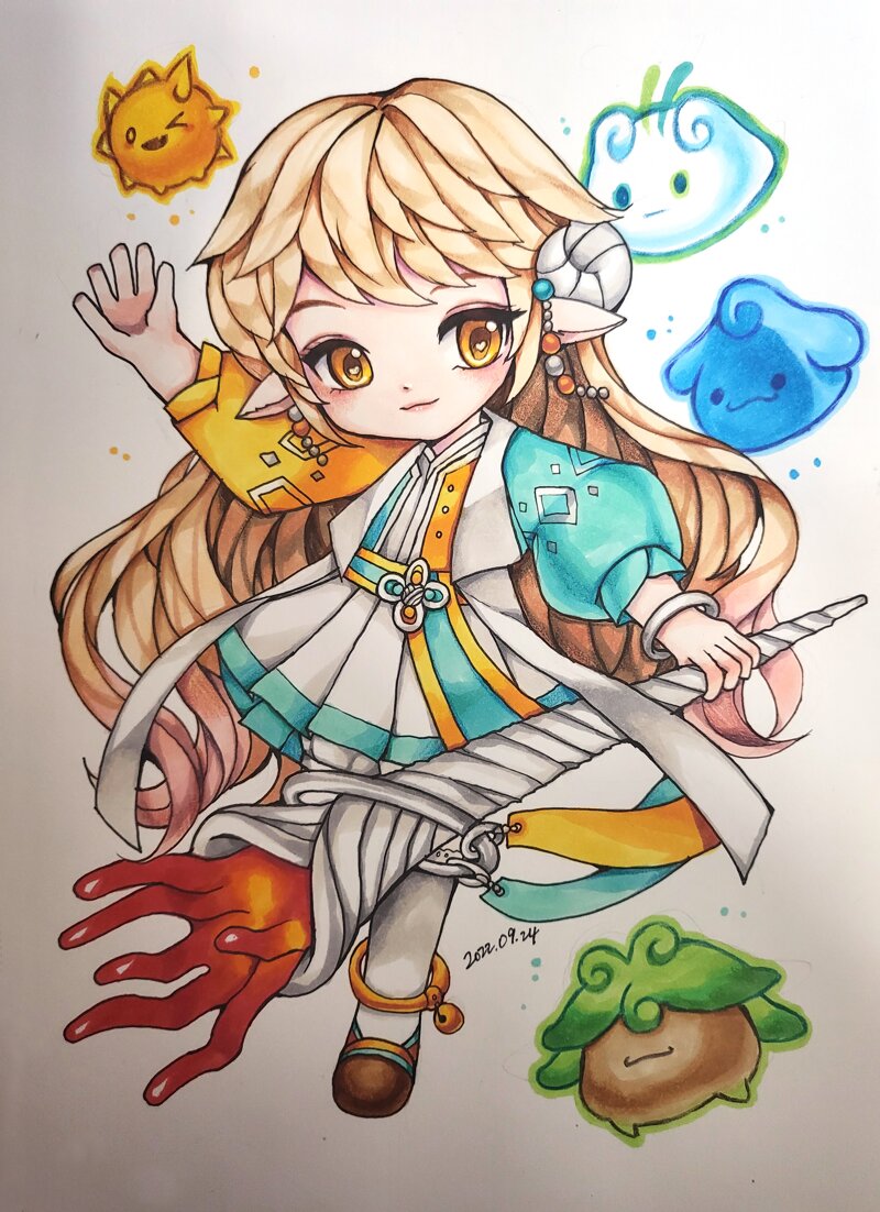 메이플스토리 인벤 라라 손그림 메이플스토리 인벤 팬아트카툰 게시판