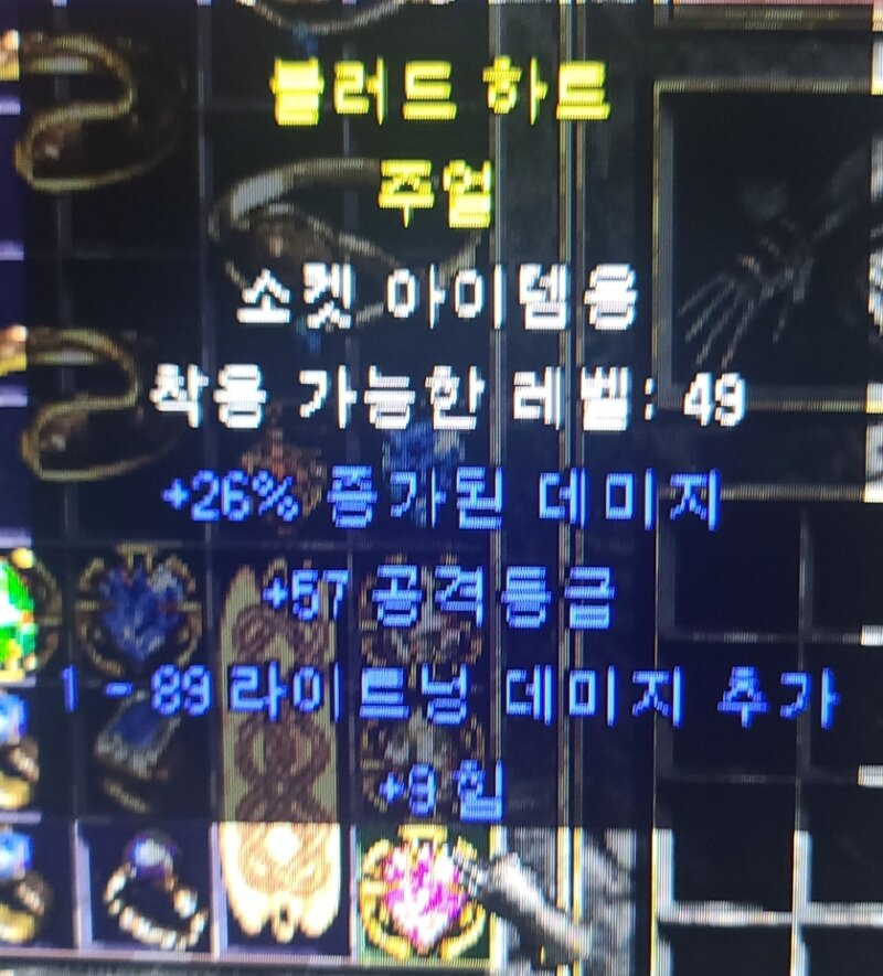 레어주얼 한점 입니다 디아블로2 득템and자랑 게시판 디아블로2 인벤