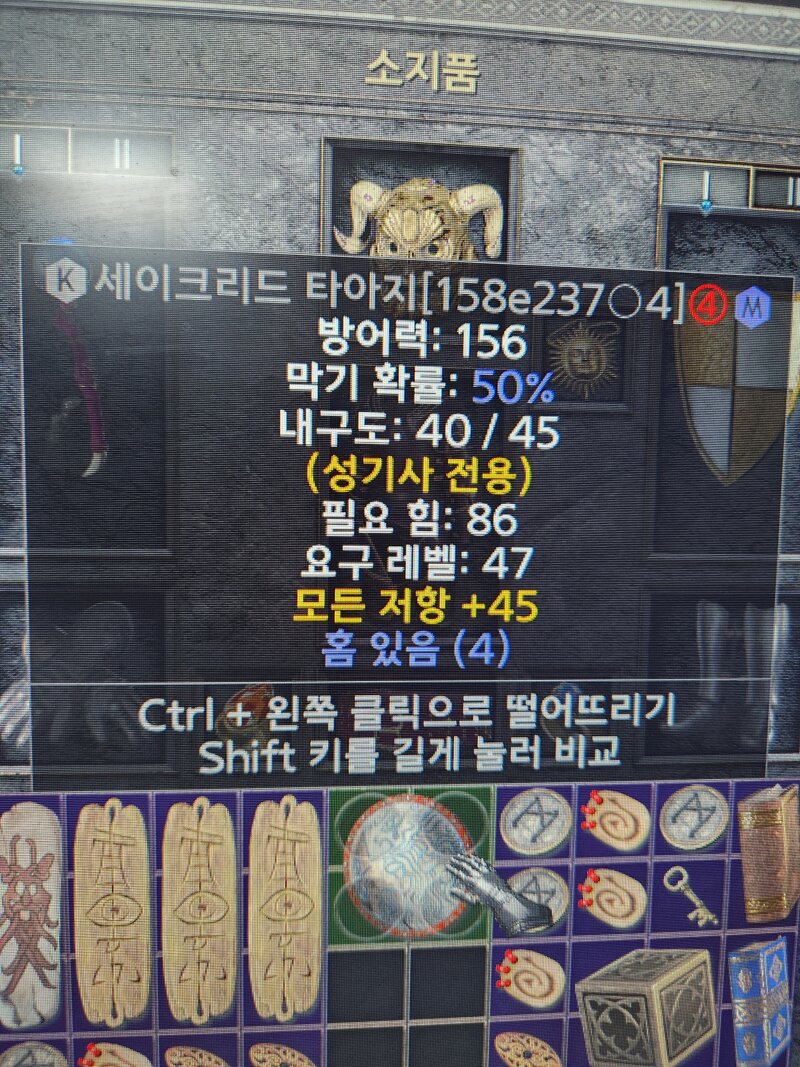 스탠 ㅡ 세이크리드 타아지 모저45 4솟 디아블로2 득템and자랑 게시판 디아블로2 인벤