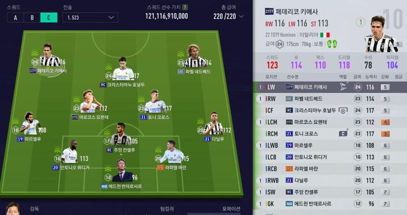 Fc 온라인 인벤 1200억 레알마드리드유벤투스 515 스쿼드 추천 Fc 온라인 인벤 팀전술 평가 상담 게시판