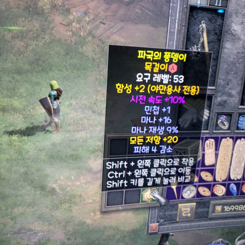 형들 목걸이봐주세요 디아블로2 질문과 답변 디아블로2 인벤