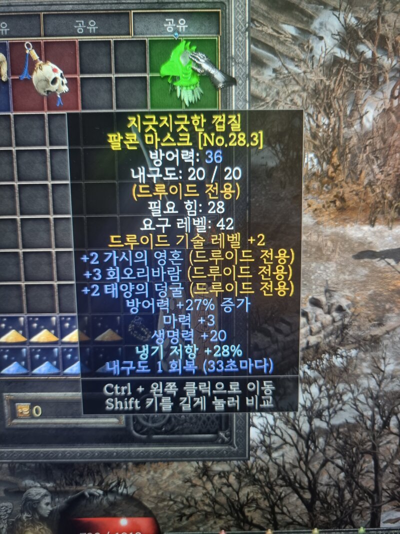 드루뚜껑봐주세요 디아블로2 득템and자랑 게시판 디아블로2 인벤