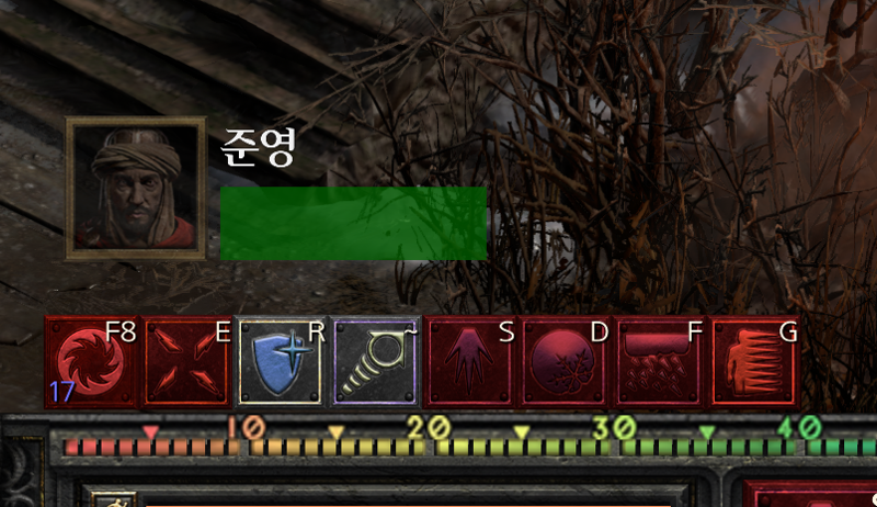 빠른스킬막대 크기 조절을 하고 싶어요 디아블로2 애드온모드 요청 게시판 디아블로2 인벤