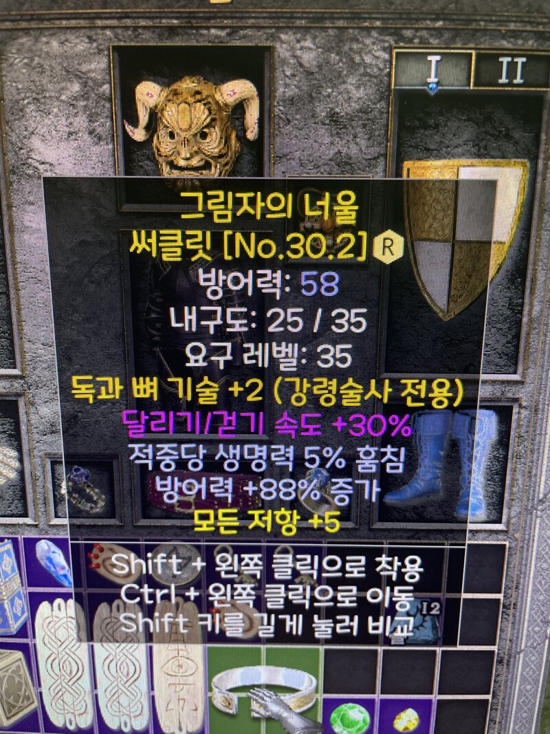 네크 써클릿 환인가요 디아블로2 자유 게시판 디아블로2 인벤