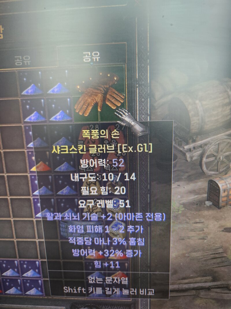 고수님들 활아마 레어장갑 시세있을까요 디아블로2 자유 게시판 디아블로2 인벤