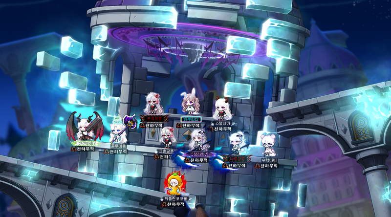 메이플스토리 인벤 ⭐ 루나 Lv30 만렙 길드 천하무적 길드원 모집합니다 플래그 수로 Lv210 이상