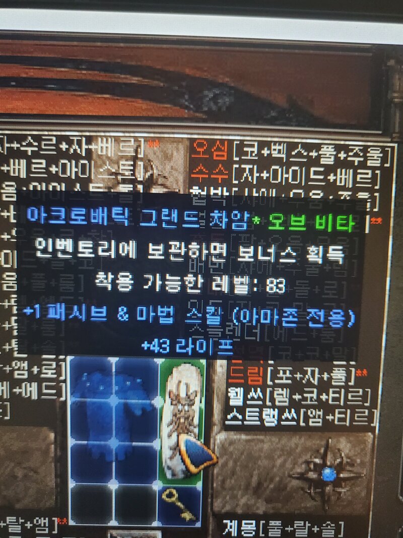 난감하지만 단가좀 여쭤봅니다 디아블로2 득템and자랑 게시판 디아블로2 인벤