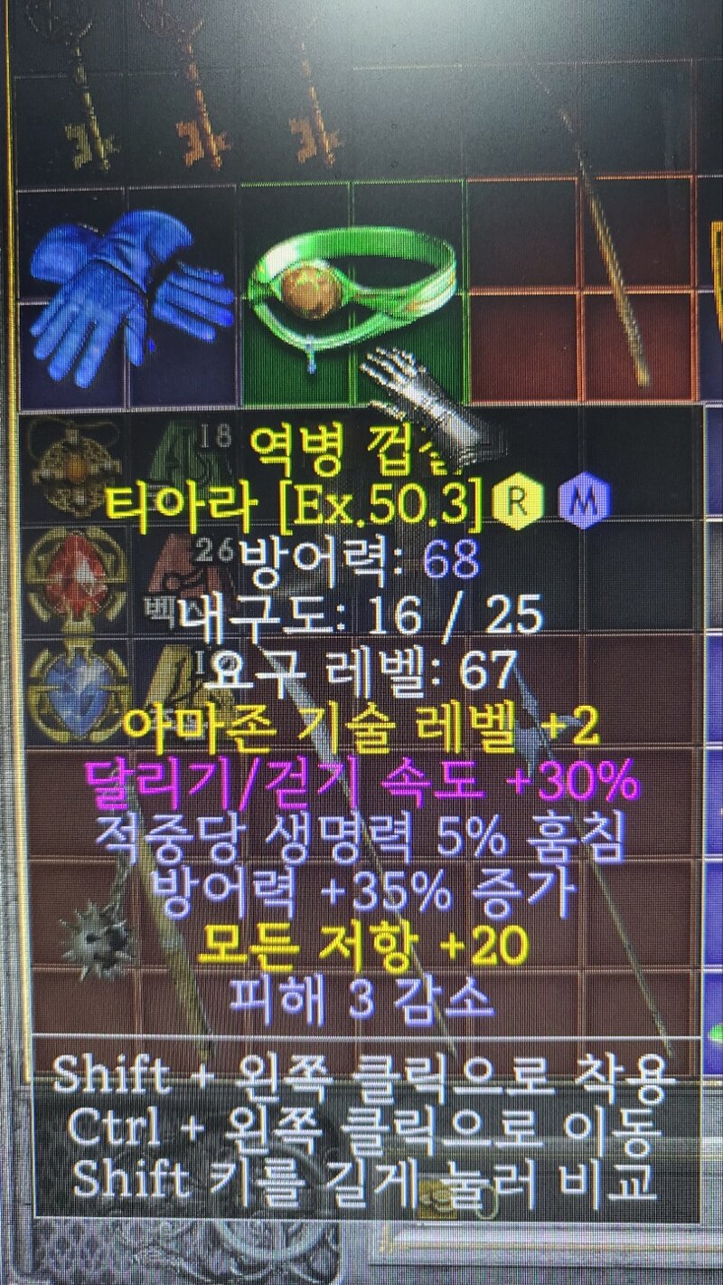 레어 티아라 감정 부탁드립니다 디아블로2 득템and자랑 게시판 디아블로2 인벤