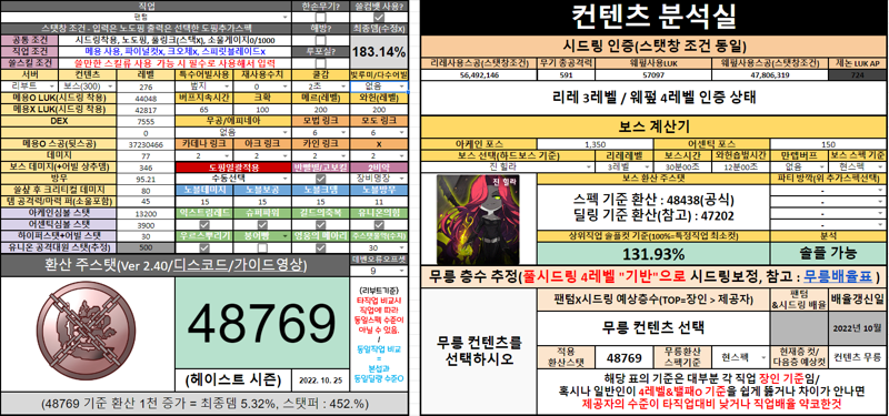 메이플스토리 인벤 스펙업 엄청함 메이플스토리 인벤 리부트 게시판