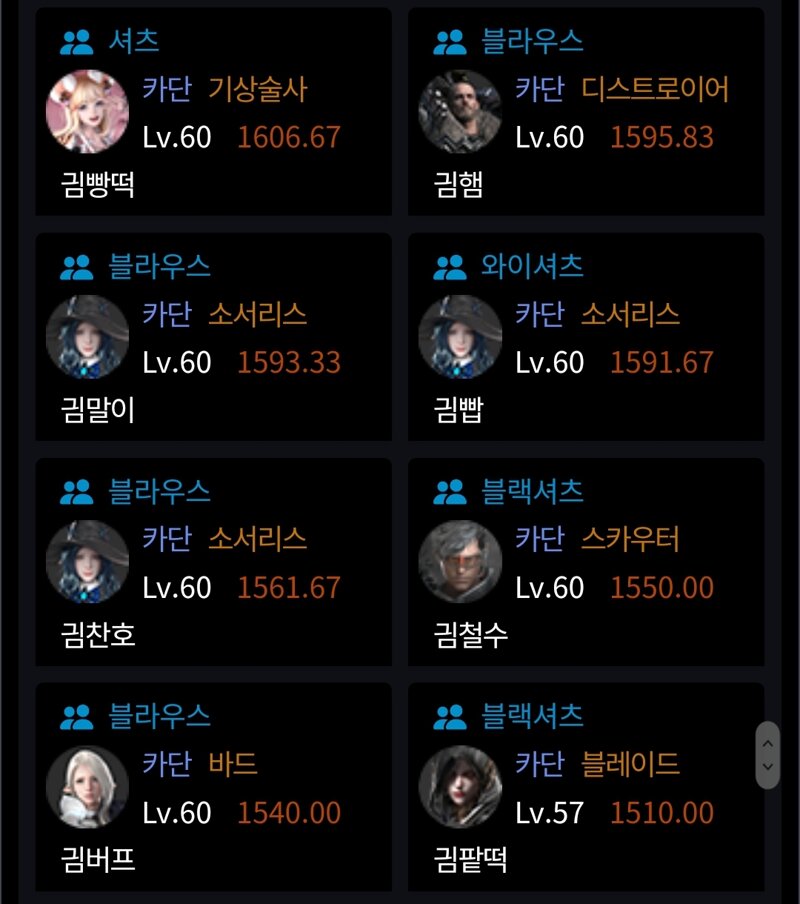로스트아크 인벤 치신점화가 좀 안타까운듯 로스트아크 인벤 소서리스 게시판