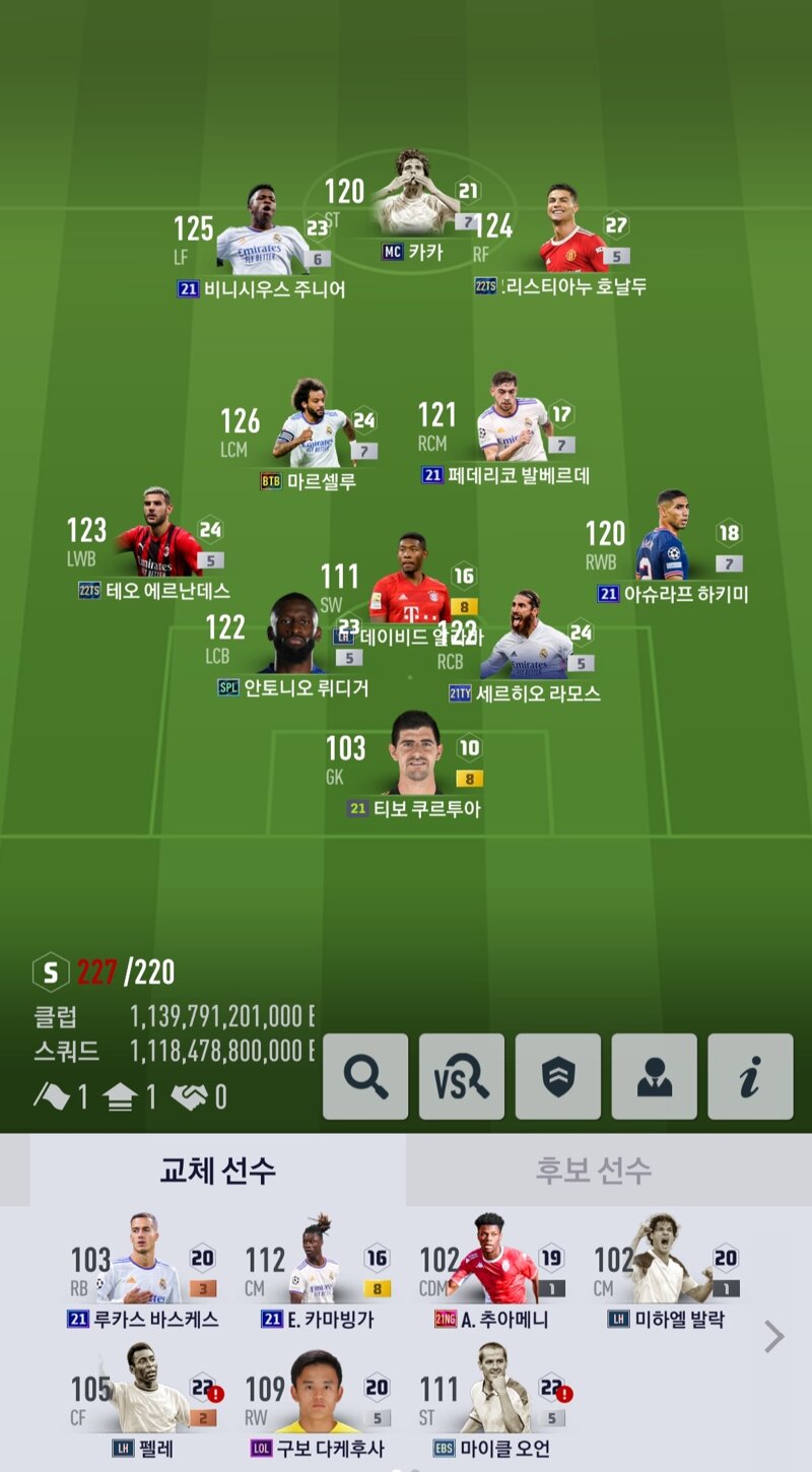 Fc 온라인 인벤 레알 급여 230 1조팀 이렇게 할려구 하는데 조언이나 추천부탁드립니다 Fc 온라인 인벤 팀전술 평가