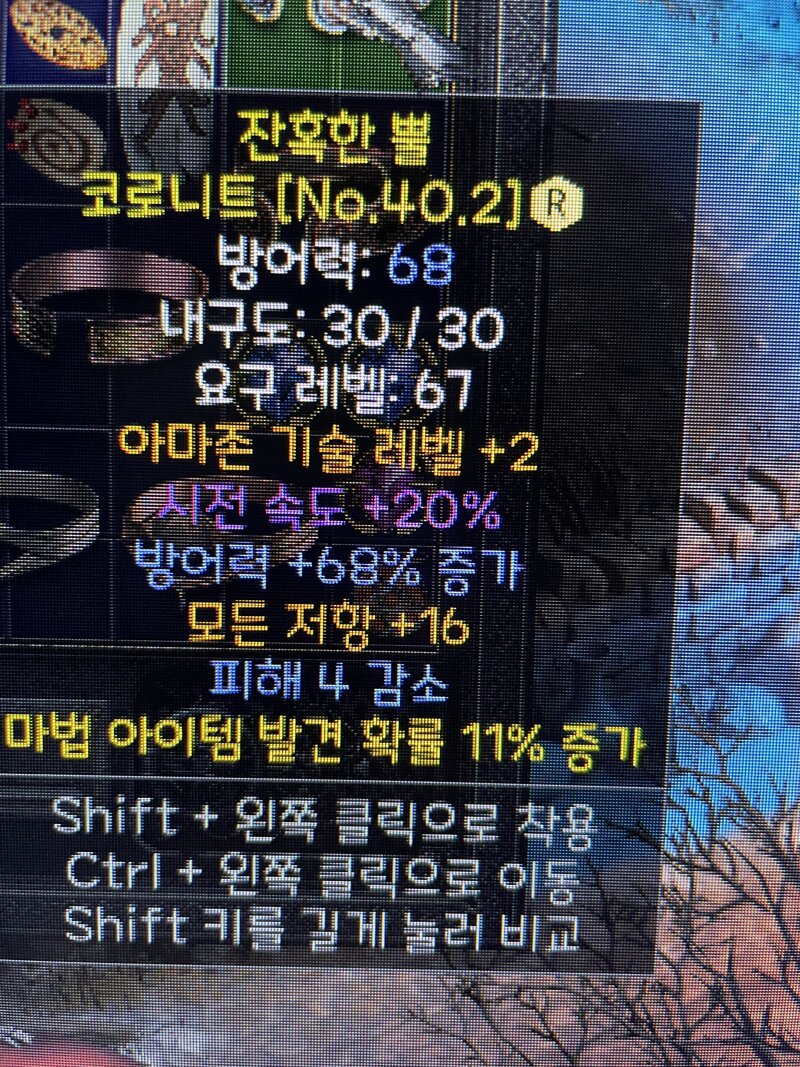 고수분들 써클릿좀 봐주실분 계신가요 디아블로2 득템and자랑 게시판 디아블로2 인벤