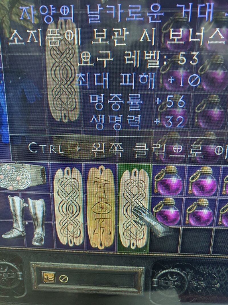 거대참 10 56 32 이건 어느정도에팔릴까요 디아블로2 득템and자랑 게시판 디아블로2 인벤