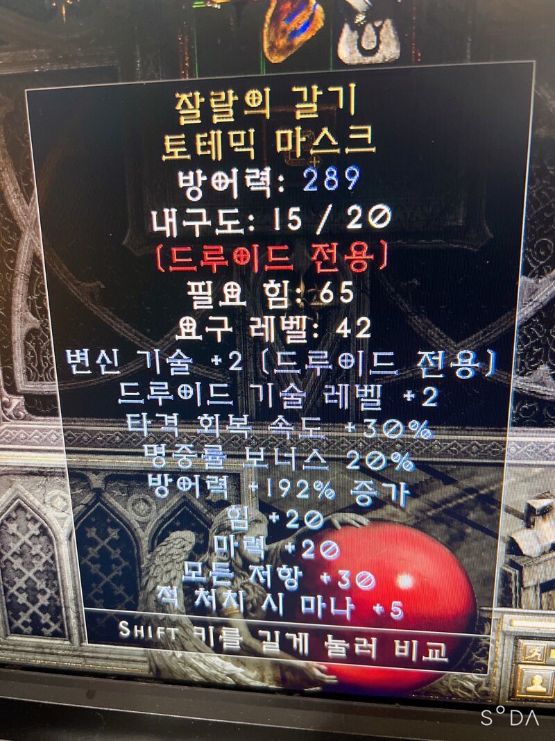엉아들 이 뚜껑쓰나요 디아블로2 득템and자랑 게시판 디아블로2 인벤