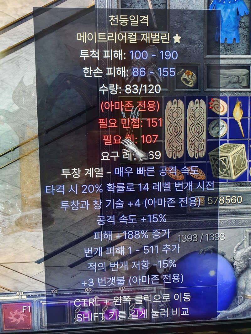 테러존 카생 결과 디아블로2 자유 게시판 디아블로2 인벤