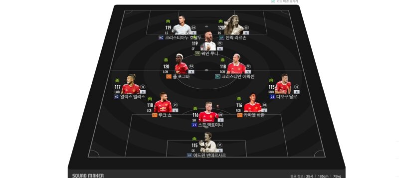 Fc 온라인 인벤 맨유 700억 조언부탁드립니다 Fc 온라인 인벤 팀전술 평가 상담 게시판