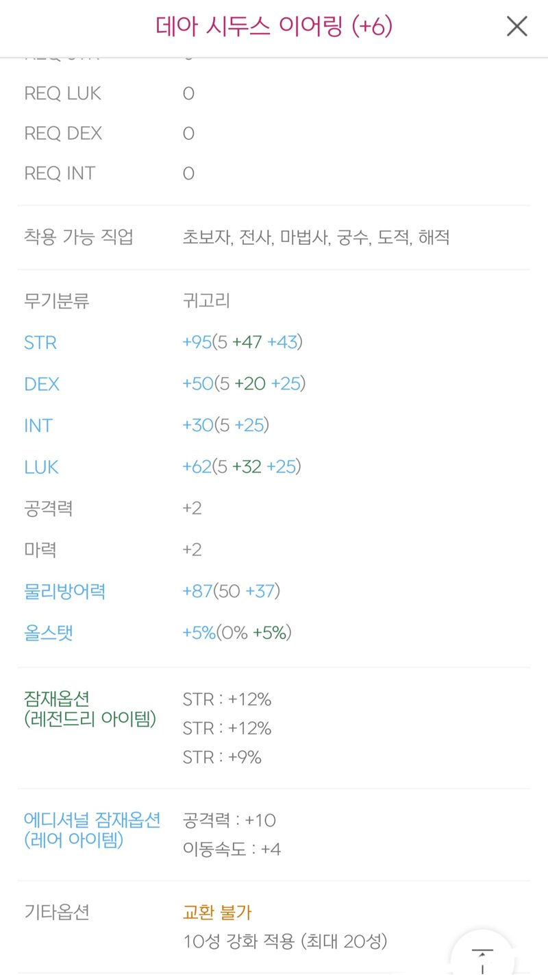 메이플스토리 인벤 근데 본섭 운 빨아먹은거 같음 메이플스토리 인벤 자유게시판