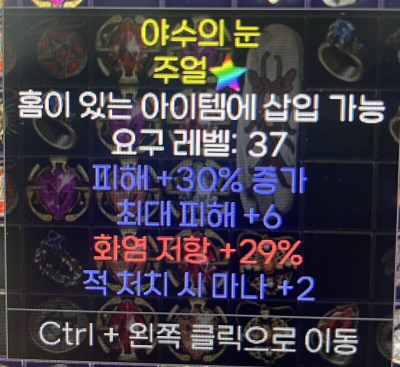 레어 주얼 가치가 있을까요 디아블로2 득템and자랑 게시판 디아블로2 인벤