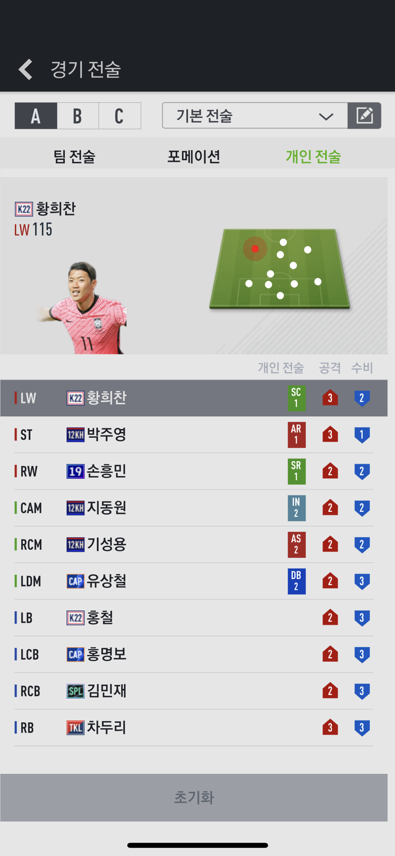 Fc 온라인 인벤 한국팀 포메이션 추천좀 해주세요 Fc 온라인 인벤 질문과 답변 게시판