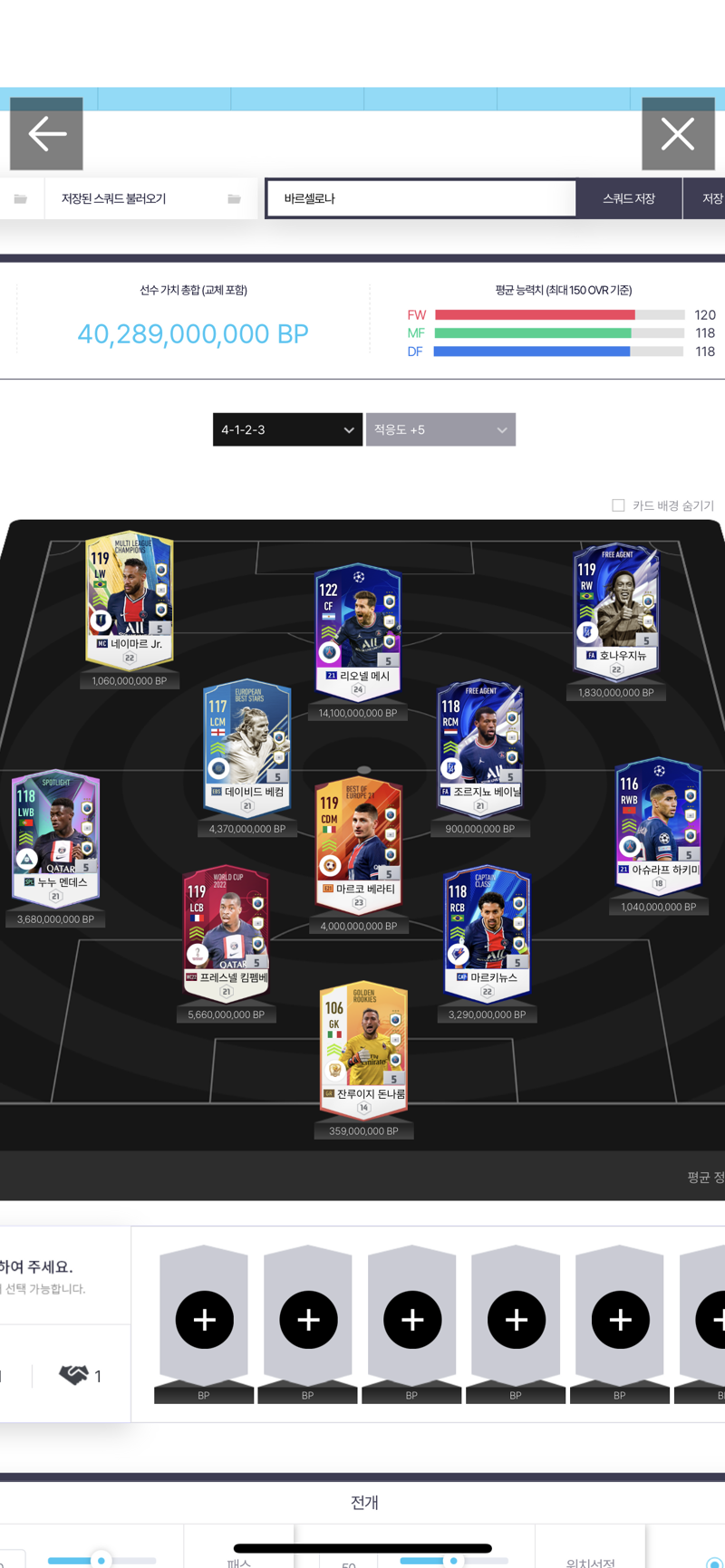 Fc 온라인 인벤 400억따리 서민팀 골라주세요 Fc 온라인 인벤 팀전술 평가 상담 게시판