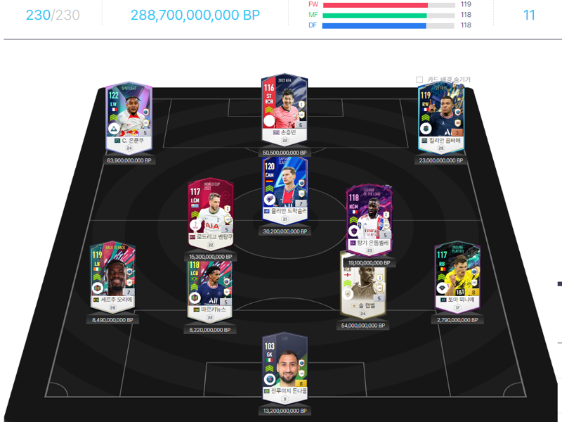 Fc 온라인 인벤 2600억 파리밀란 파리토트넘 두팀중 택1 Fc 온라인 인벤 팀전술 평가 상담 게시판