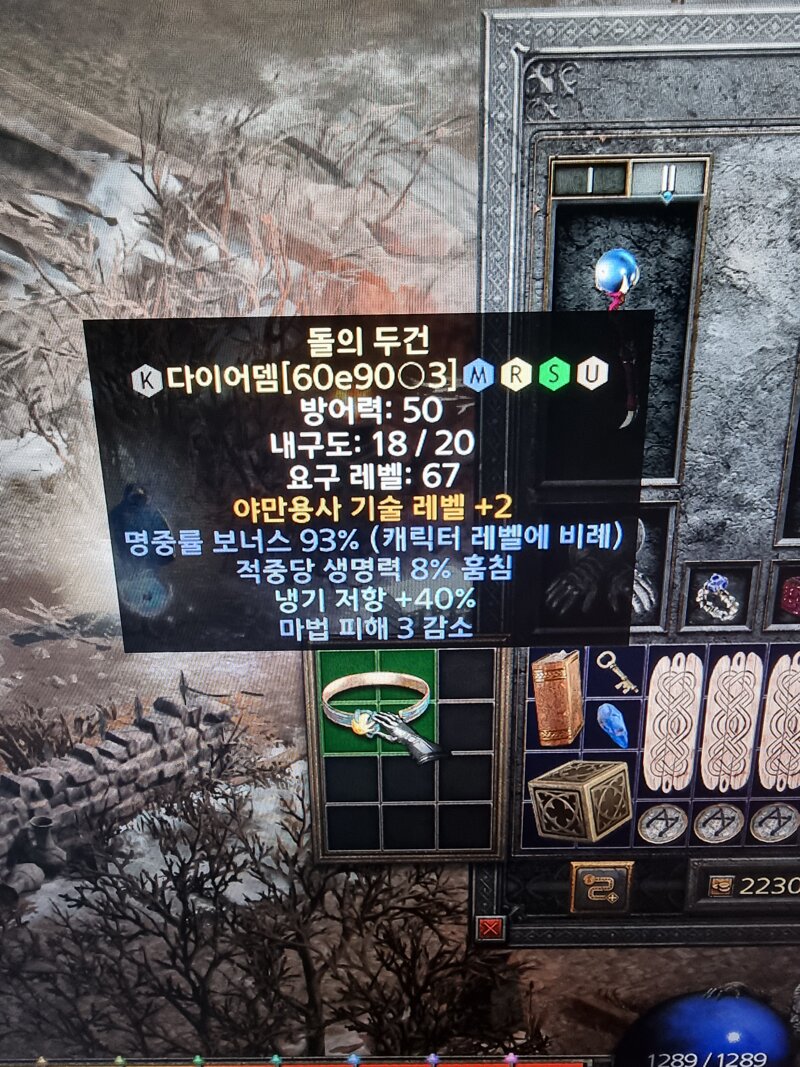 랩당어레뚜껑감정좀 디아블로2 득템and자랑 게시판 디아블로2 인벤