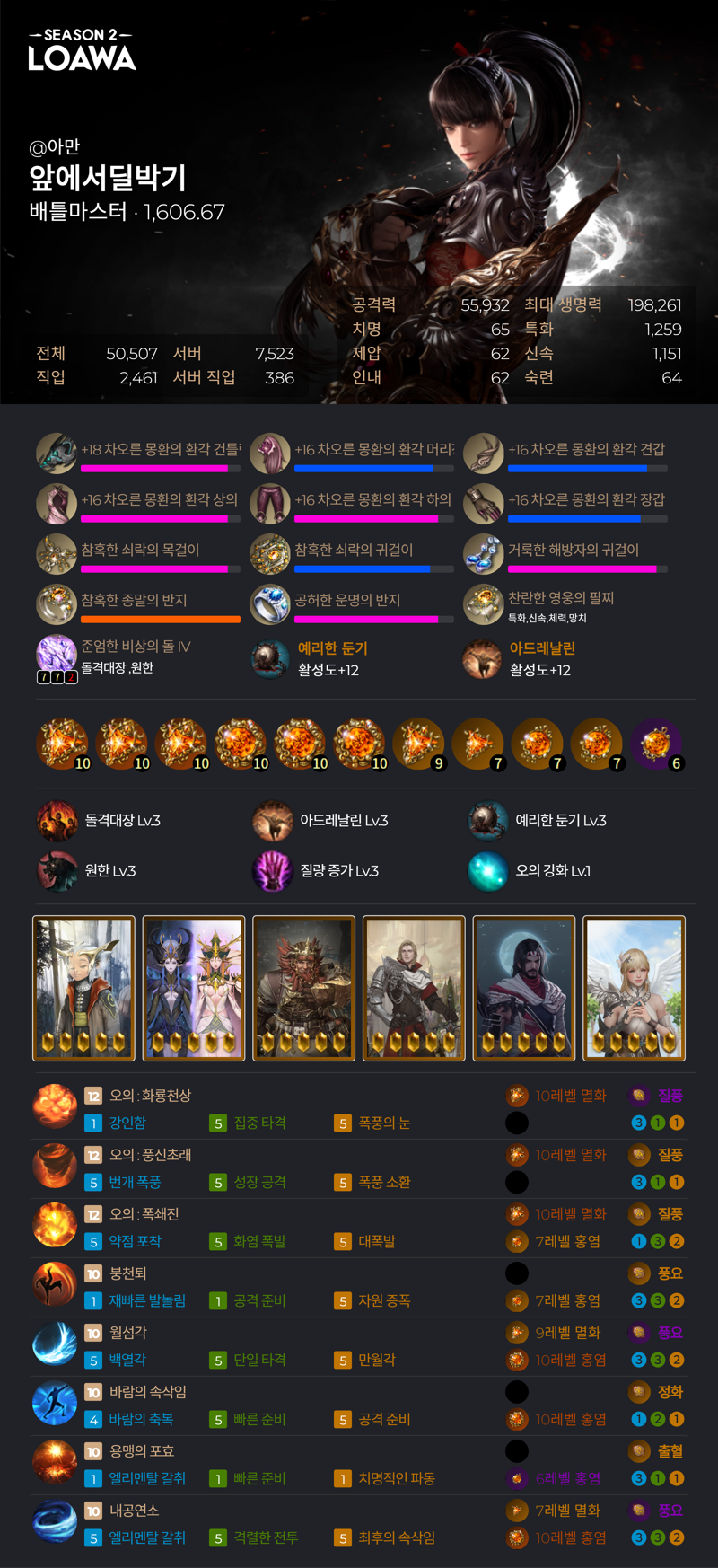 로스트아크 인벤 환각 오의 배마 질문 로스트아크 인벤 배틀마스터 게시판